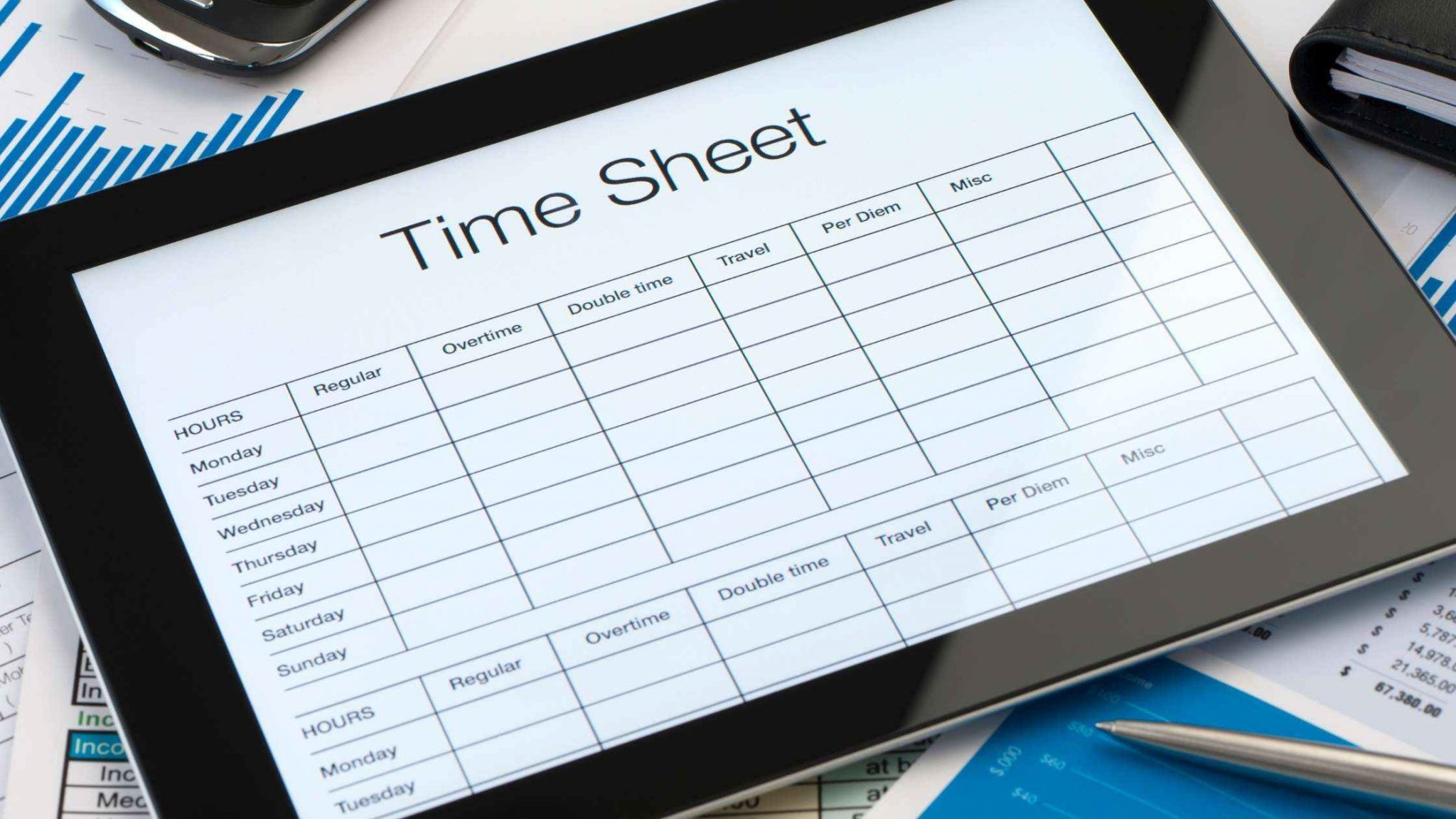 Free Timesheet Templates For 2021 Excel Word PDF Running Remote